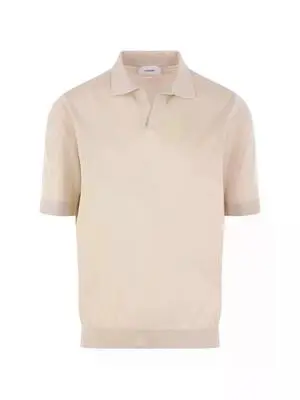 LARDINI V-neck T-shirt - Neutrals