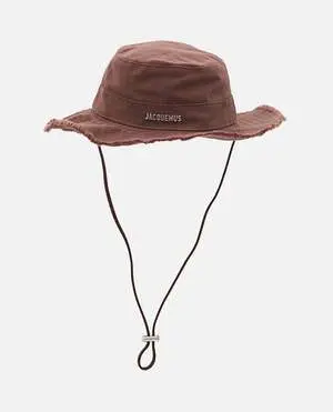 Jacquemus Le Bob Artichoke Cotton Bucket Hat - Brown