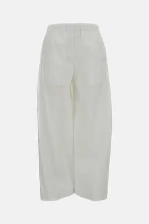 M.S.M. MILANO Wide Leg Cropped Trousers