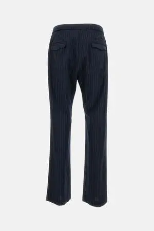 Barena Venezia Trousers In Wool With Pinstripe Pattern