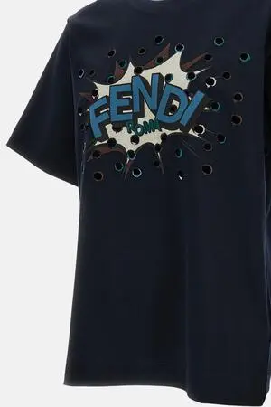 Fendi T-shirt With Embroidery