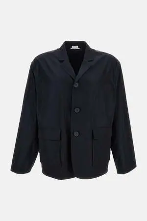 Thom Browne Single-breasted Jacket With Flap Pockets - Blu