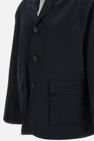 Thom Browne Single-breasted Jacket With Flap Pockets - Blu