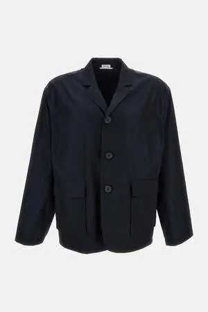 Thom Browne Single-breasted Jacket With Flap Pockets - Blue
