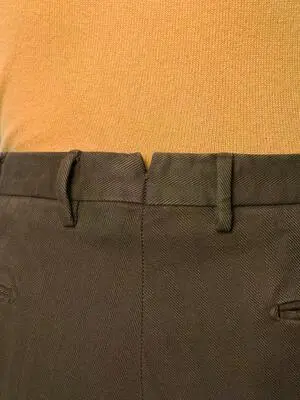 DELL'OGLIO Straight-leg Trousers - Brown