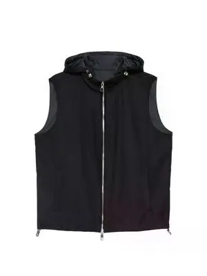 MONTECORE Hooded Zip Gilet - Blue