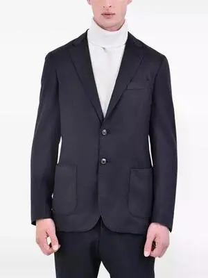 DELL'OGLIO Single-breasted Blazer - Black