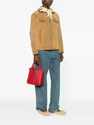 TOD'S Mini Handle Tote Bag - Red