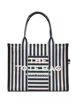 Marc Jacobs The Large Stripe Canvas Tote Bag - Blue