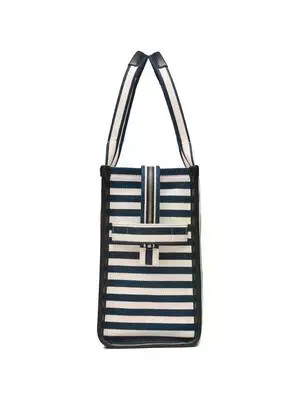 Marc Jacobs The Large Stripe Canvas Tote Bag - Blue