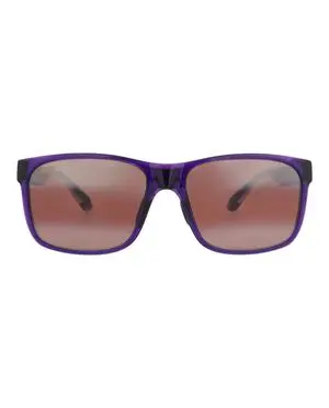 Maui Jim Square Frame Nylon Sunglasses - Purple Purple Rose (r432/28c)