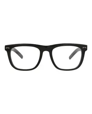 Montblanc Square-frame Recycled Acetate Optical Frames - Black Black Transparent (mb0262o/30014173/001)