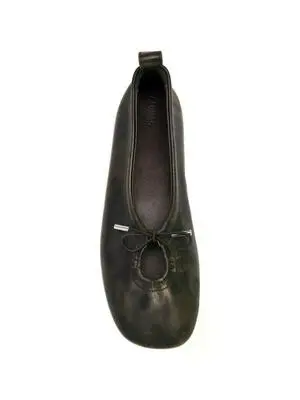 ALOHAS Rosalind Tie Detail Ballet Flats - Brown