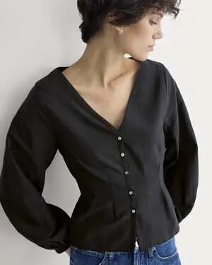 Everlane V Neck Blouses