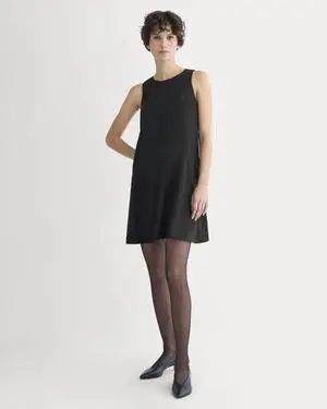 Everlane Drop Waist Mini Dress - Black