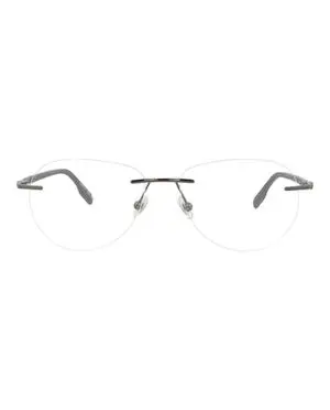 Montblanc Round-frame Optical Frames - Ruthenium Grey Transparent (mb0186o/30011382/003)