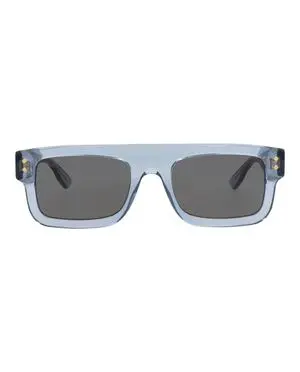 Gucci Square-frame Acetate Sunglasses - Light Blue Light Blue Grey (gg1085s/30013035/004)