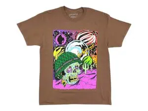 TRAVIS SCOTT X Sheck Wes Mudboy On Astroworld Tour Tee Shirt - Brown
