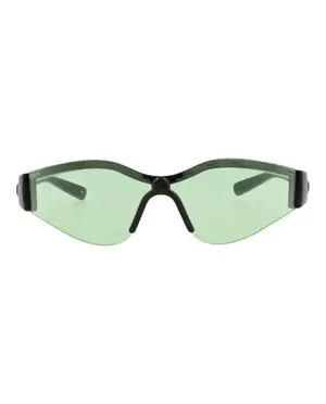 Gucci Shield Frame Injection Sunglasses - Black Black Green (gg1651s/30015329/005)