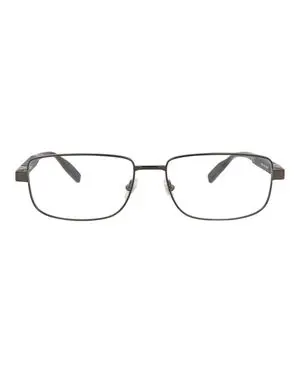 Montblanc Square Frame Metal Optical Frames - Ruthenium Black Transparent (mb0034o/30006791/004)