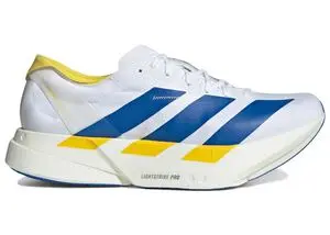 Adidas Adizero Adios Pro 4 - Cloud White/blue/yellow