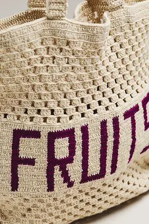 SORAYA HENNESSY Market Crochet Mesh Tote