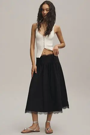 Anthropologie Lace Skirts