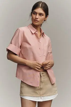Maeve Waisted Buttondown Shirts