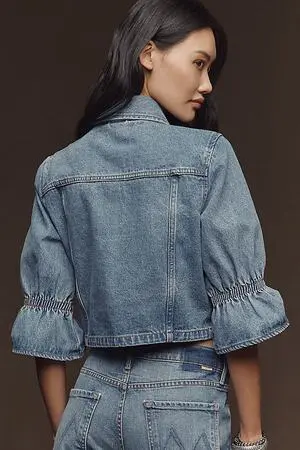 LAMARQUE Carola Cropped Denim Jacket