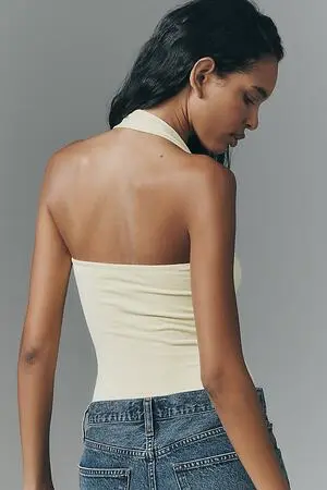BAYSE Karlita Halter Sleeveless Bodysuit By