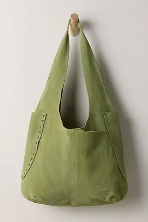 Free People Rori Suede Tote Bag With Stud Detailing