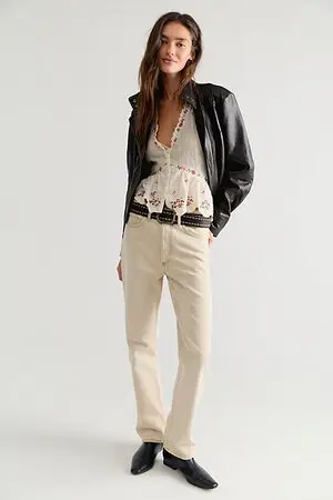 Free People Ellis Embroidered Blouse