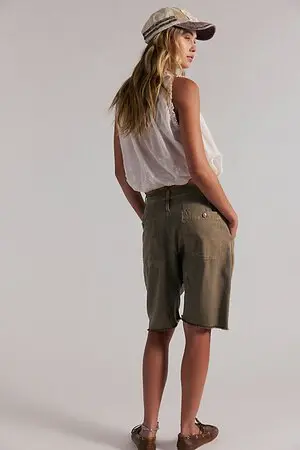 Free People We The Free Sage Harem Shorts - Dusted Cocoa