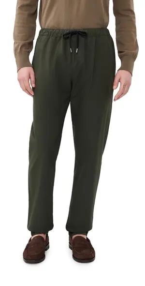 Missoni Zigzag Panel Cotton Trousers - Peat
