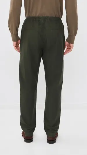 Missoni Zigzag Panel Cotton Trousers - Peat