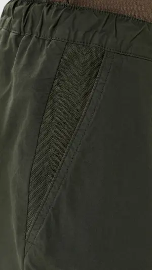 Missoni Zigzag Panel Cotton Trousers - Peat