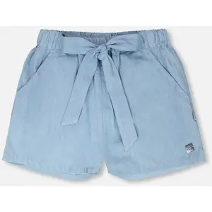DEUX PAR DEUX Relaxed Fit Chambray Shorts