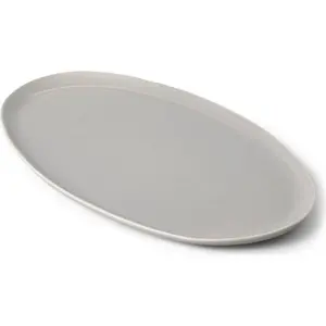 FABLE HOME Oval Serving Platter - Dove Gray