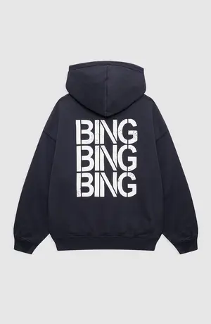 ANINE BING Harvey Stencil Relaxed Sweatshirt
