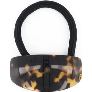 Alexandre De Paris Pont-marie Acetate Ponytail Holder - Brown