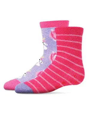 MEMOI Unicorn Fuzzy Socks Set
