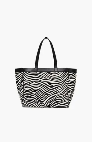 ANINE BING Rio Medium Tote - Zebra