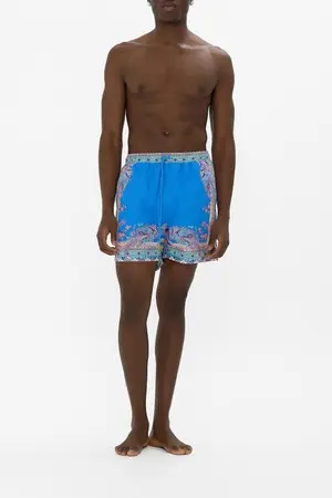 Camilla Mid-length Boardshorts With Elastic Waist