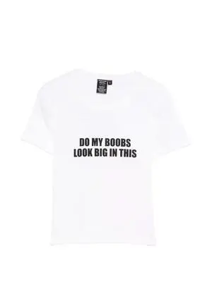 COWBOYS OF HABIT Lettering T-shirt - White