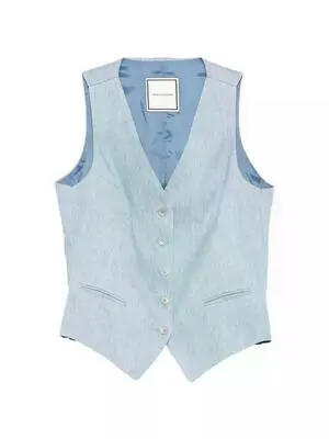 Tagliatore Button-up V-neck Waistcoat