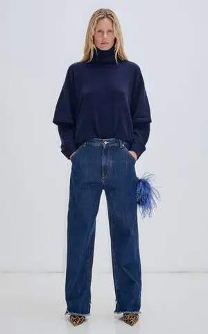 DARKPARK Lisa Cotton Carpenter Denim Jeans - Blue