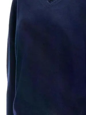 M.S.M. Ribbed-hem V-neck Sweater
