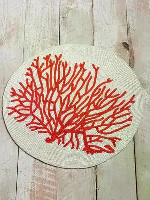 CHEHOMA Coral-motif Placemat