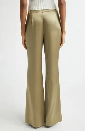 Ramy Brook Vivienne Silk Flare Leg Pants