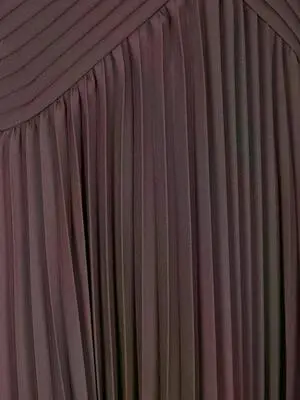 P.a.r.o.s.h Pleated V-neck Dress